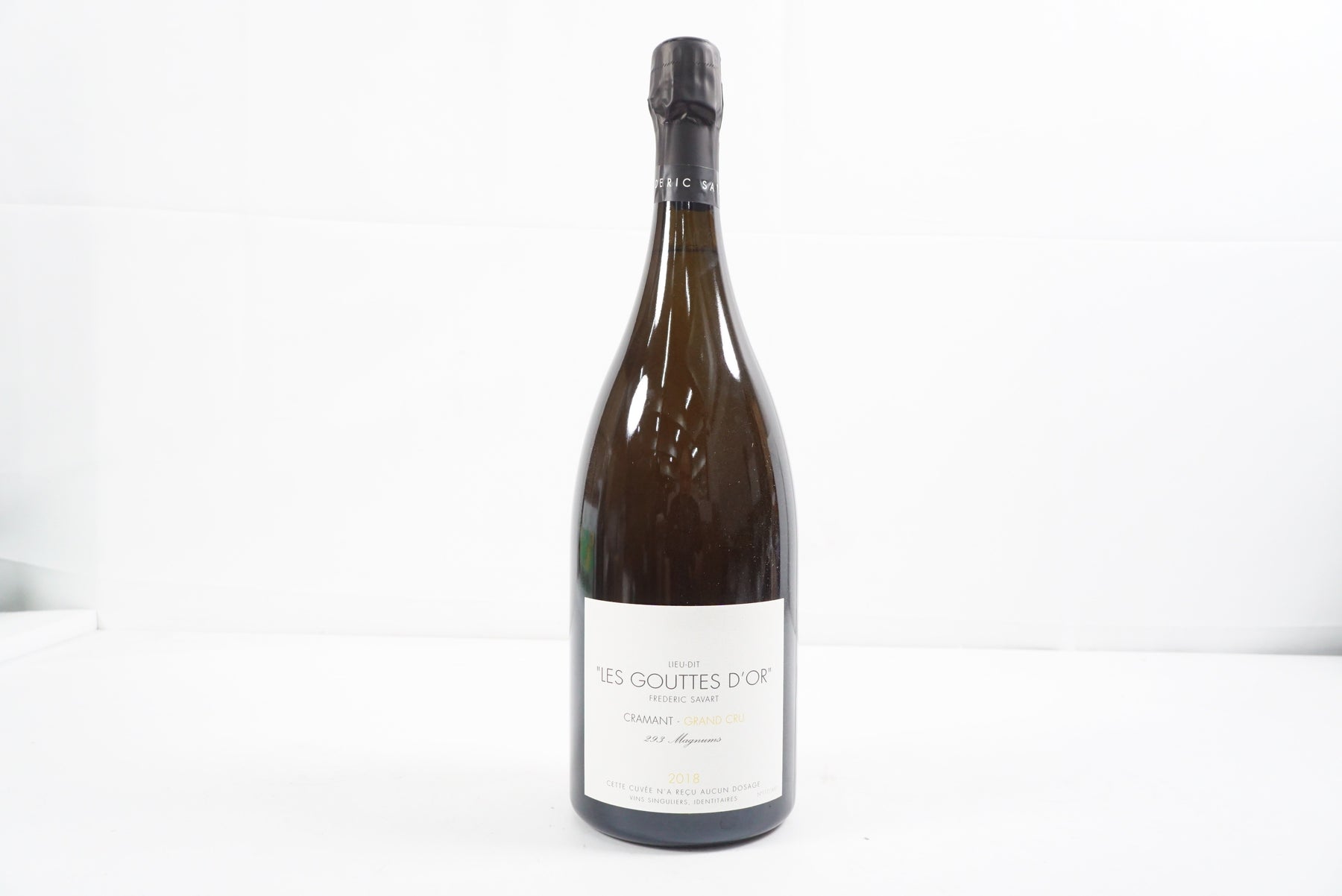 Frederic Savart Les Gouttes d'Or Cramant Grand Cru Brut Magnum 2018 ...