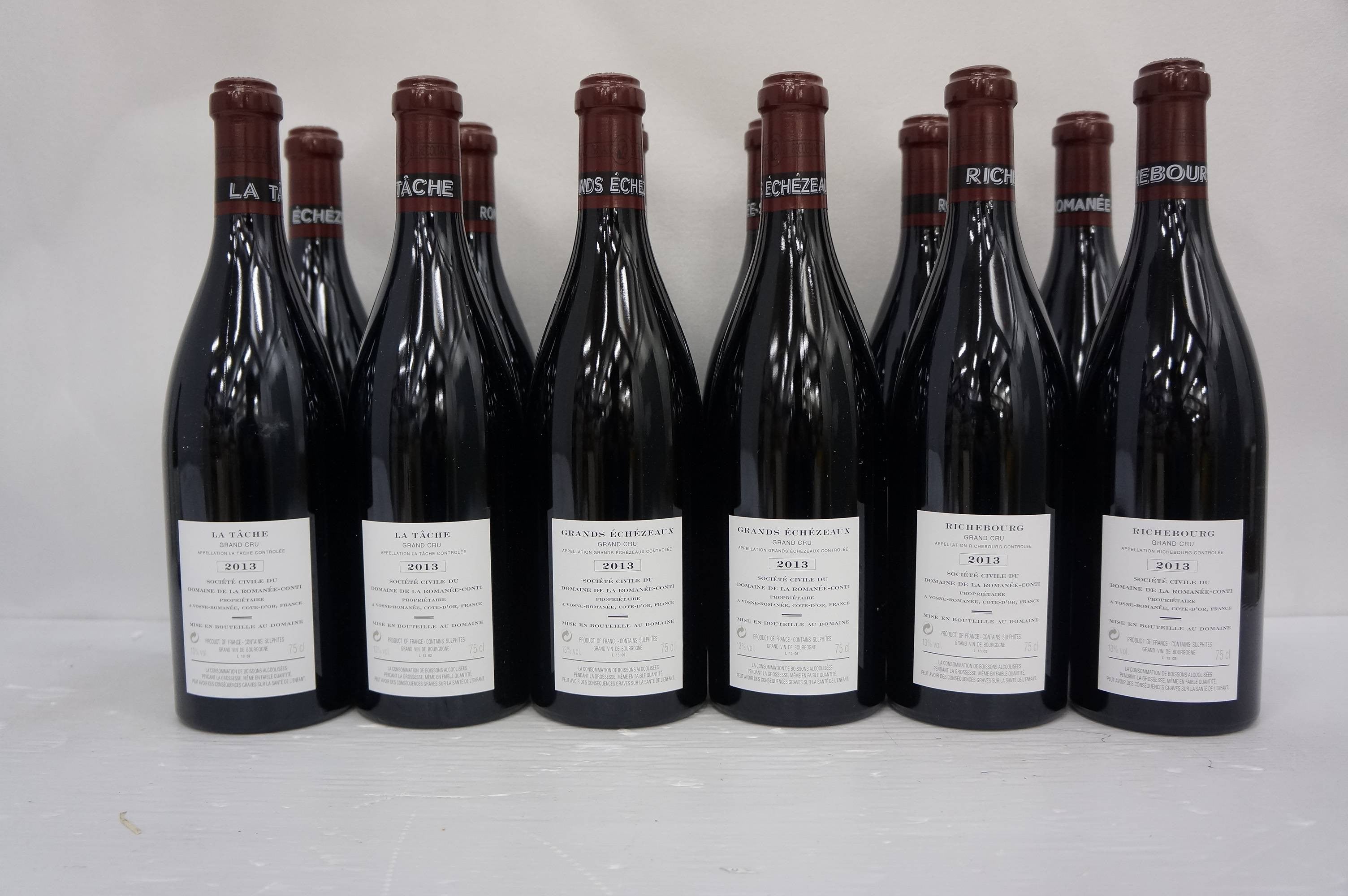 DRC Assortment Case 2013 (12 x 750ml) – Ginsberg+Chan Wine Merchants Asia