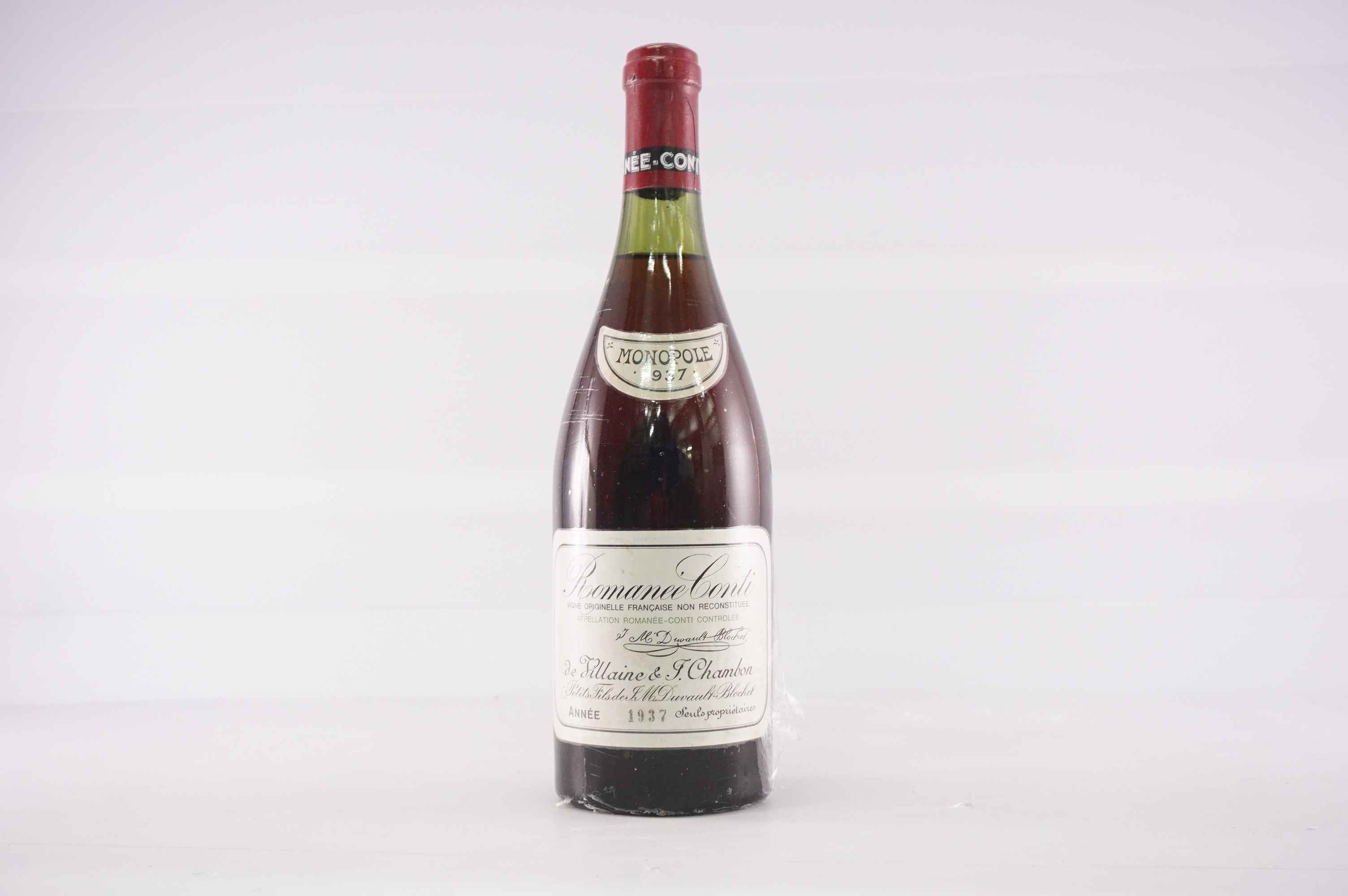 DRC Romanee Conti Grand Cru 1937 – Ginsberg+Chan Wine Merchants Asia