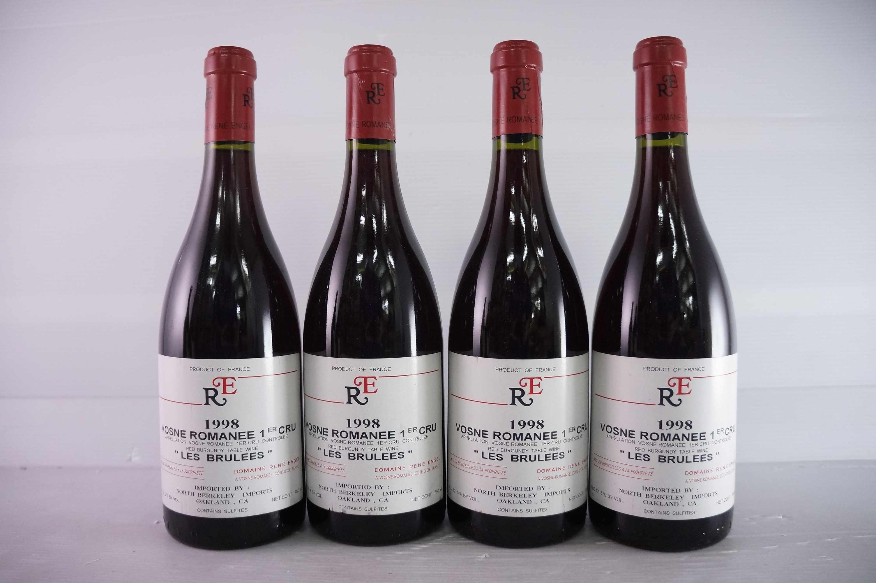 Rene Engel Vosne Romanee Les Brulees 1er Cru 1998 – Ginsberg+Chan Wine ...