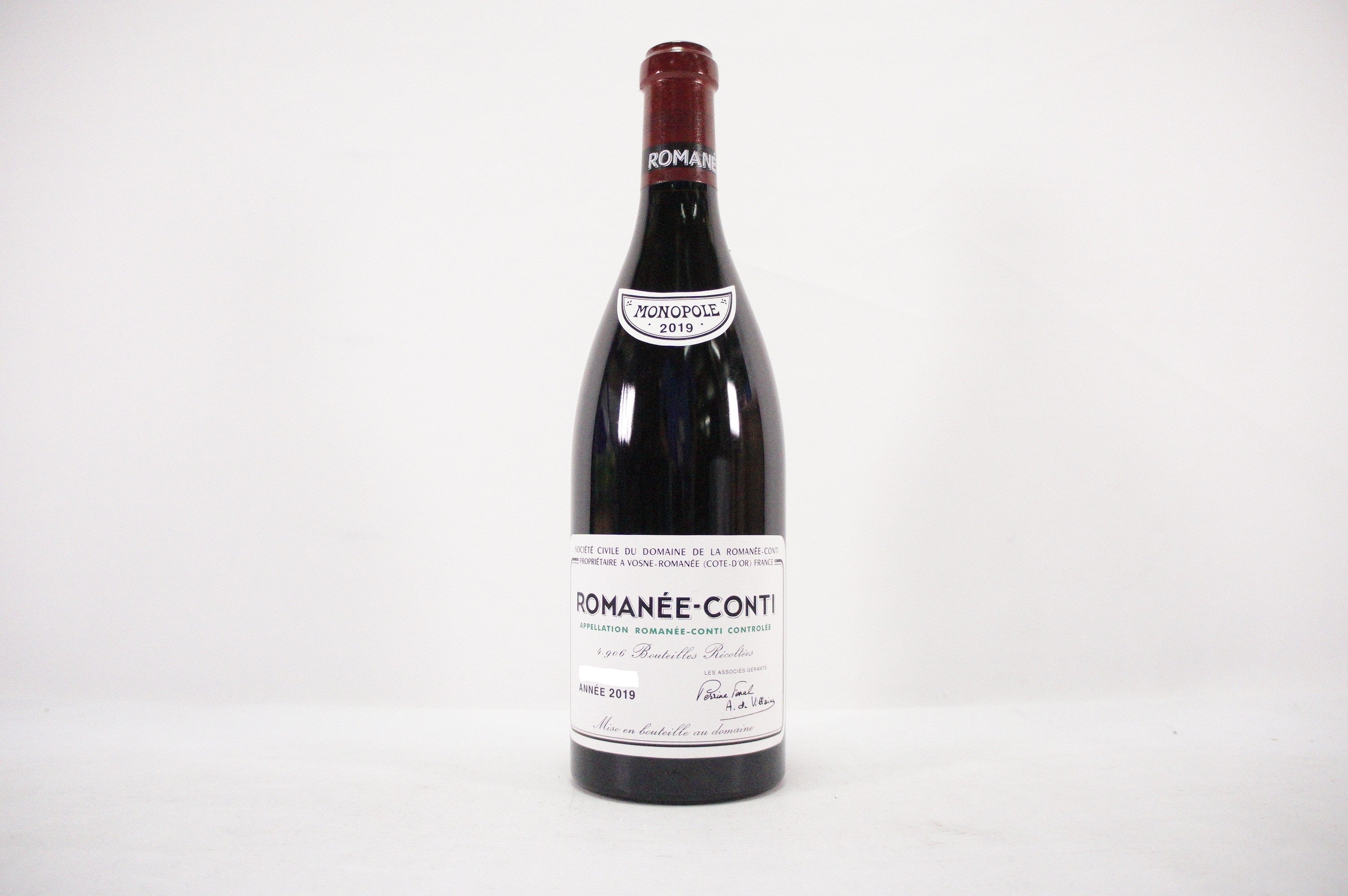 DRC Romanee Conti Grand Cru 2019 – Ginsberg+Chan Wine Merchants Asia