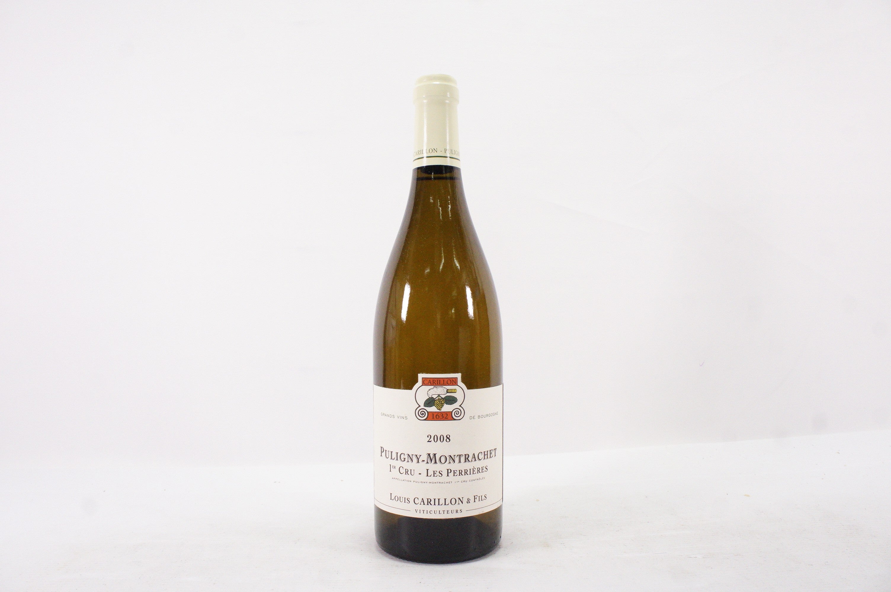 Louis Carillon Puligny Montrachet Les Perrieres 1er Cru 2008 – Ginsberg ...
